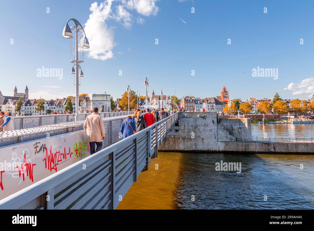 Maastricht, Holland - October 16, 2021: Sint Servaasbrug or the St ...