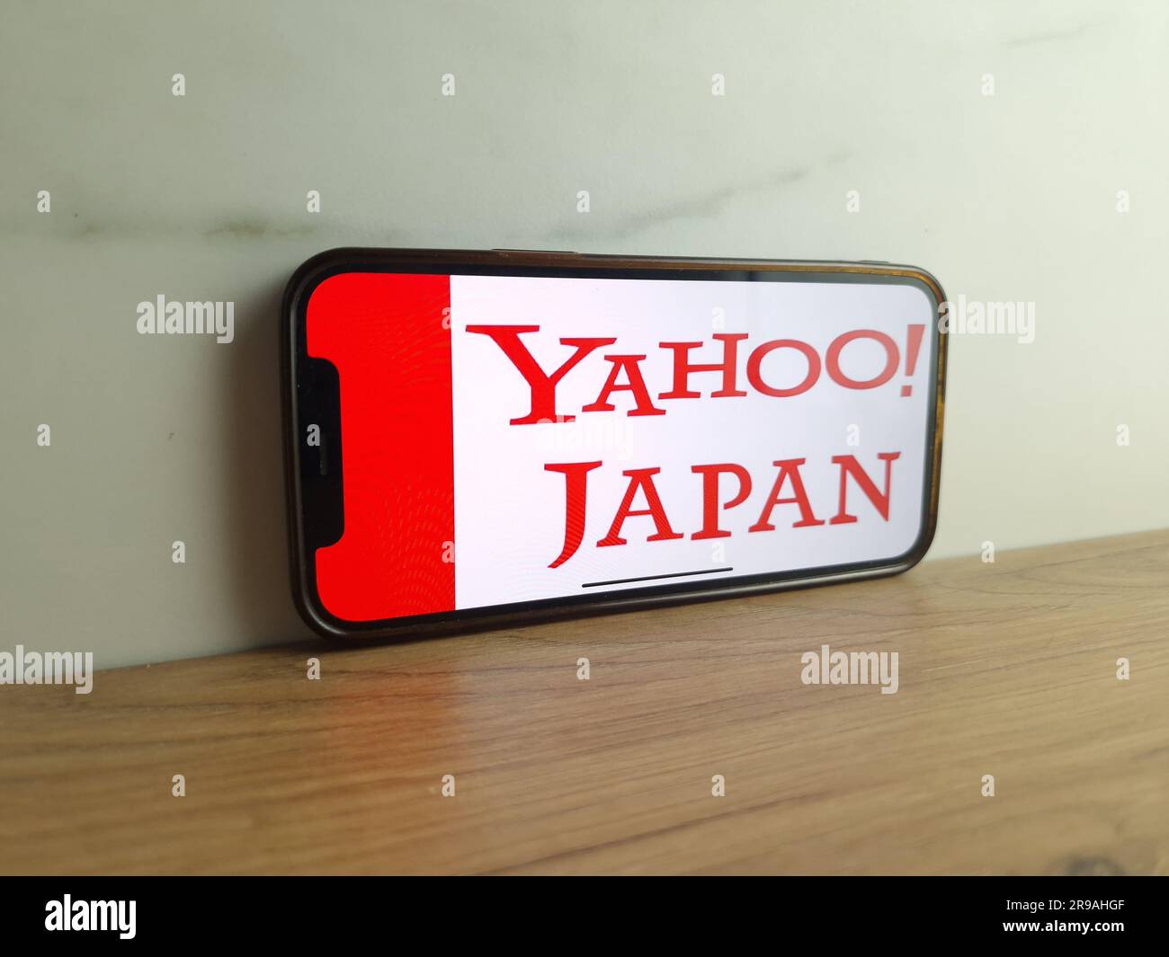 Konskie, Poland - June 24, 2023: Yahoo Japan internet company logo ...