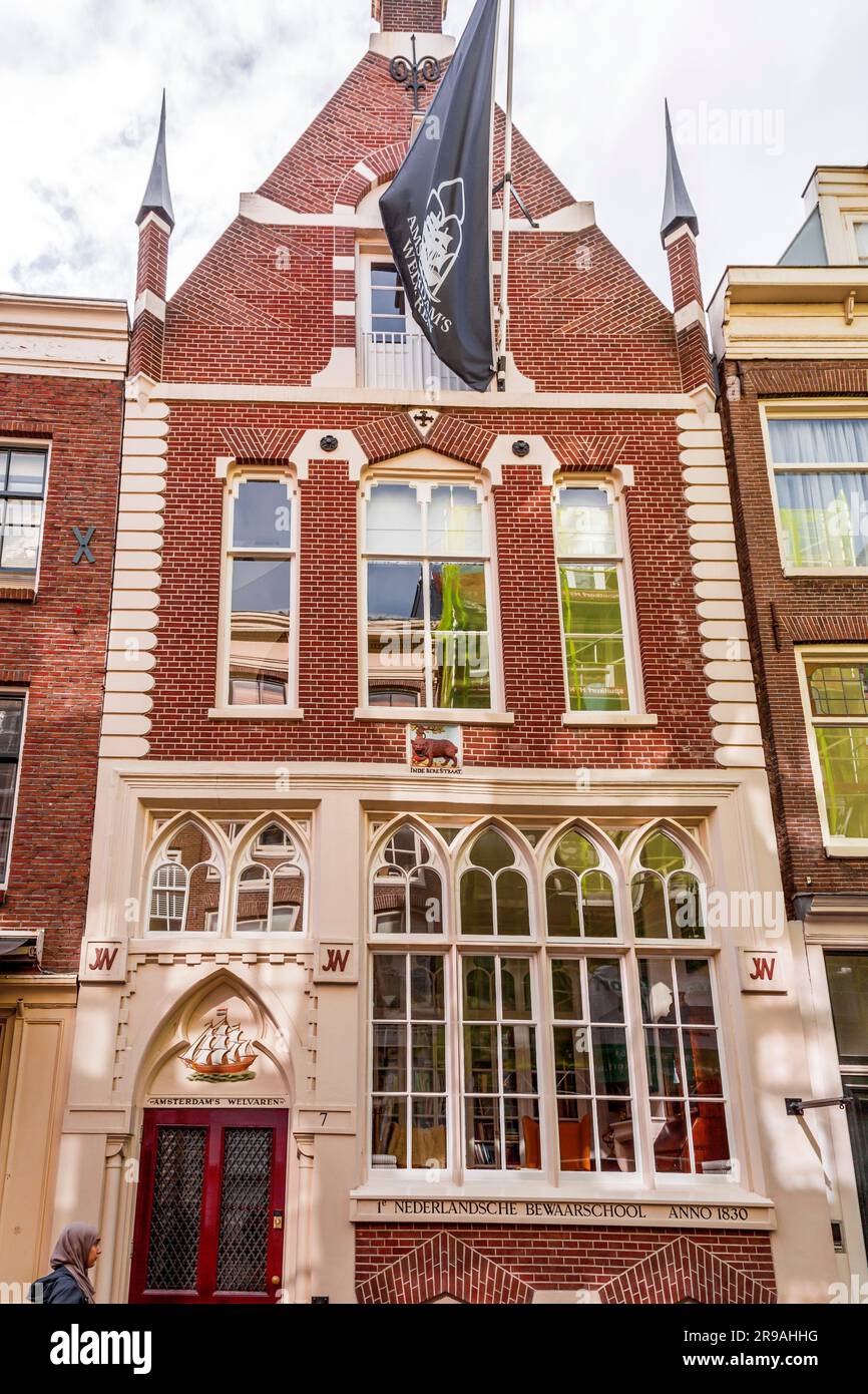 Amsterdam, the Netherlands - October 14, 2021: Street view and generic ...