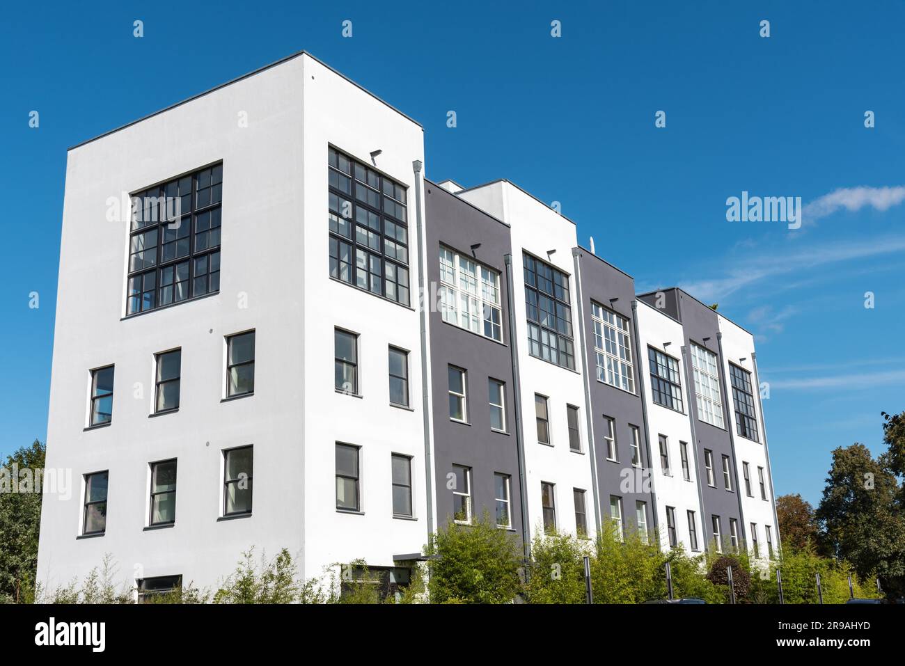 Modern terraced houses seen in Berlin, Germany Stock Photo - Alamy