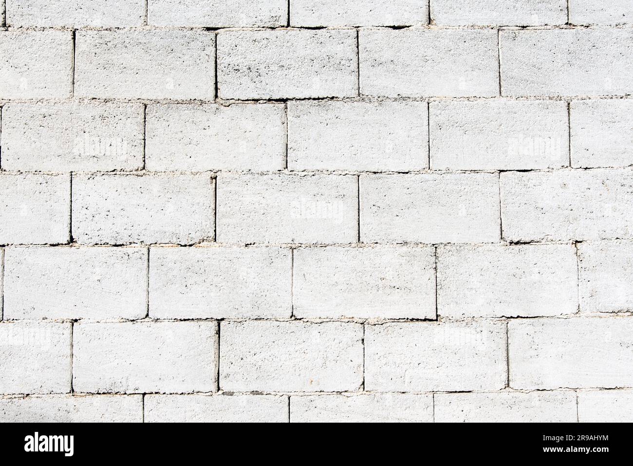 White Concrete Block Wall