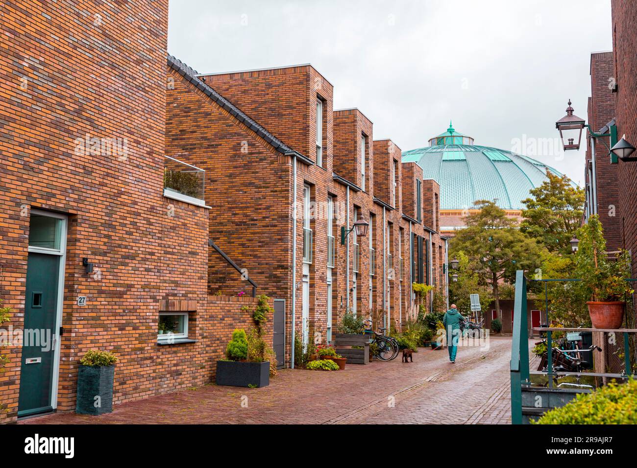 Haarlem, the Netherlands - October 13, 2021: Street view and generic ...