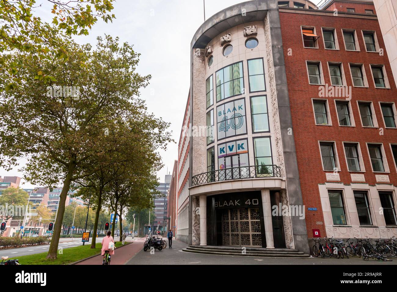 Rotterdam, Netherlands - October 10, 2021: Street view and generic ...
