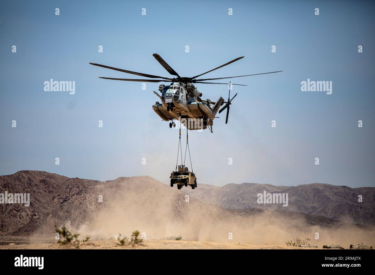 A CH-53E Super Stallion with 4th Marine Aircraft Wing , Marine Forces ...