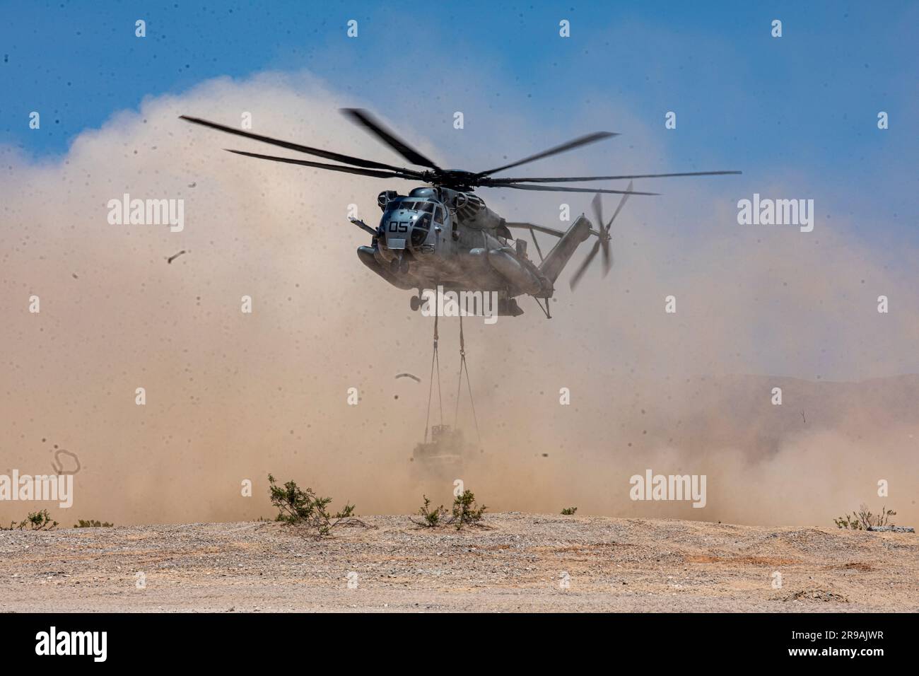 A CH-53E Super Stallion with 4th Marine Aircraft Wing , Marine Forces ...