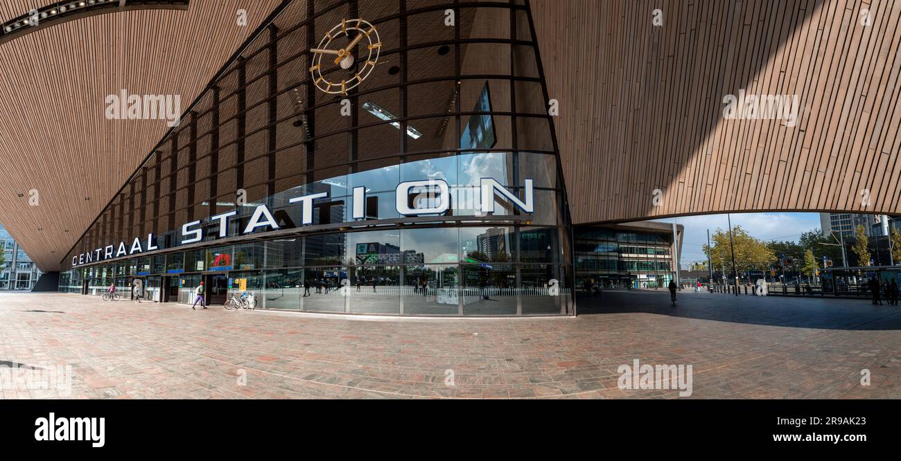 Rotterdam, Netherlands - October 10, 2021: Exterior view of the ...
