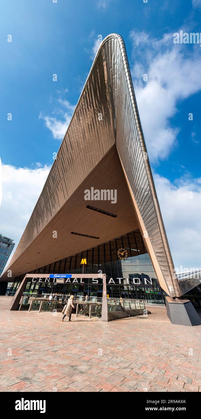 Rotterdam, Netherlands - October 10, 2021: Exterior view of the ...