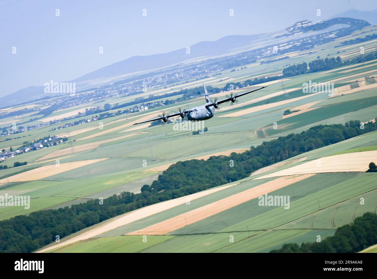 U.S. Airmen with the 136th Airlift Wing, Texas National Guard, fly a U ...
