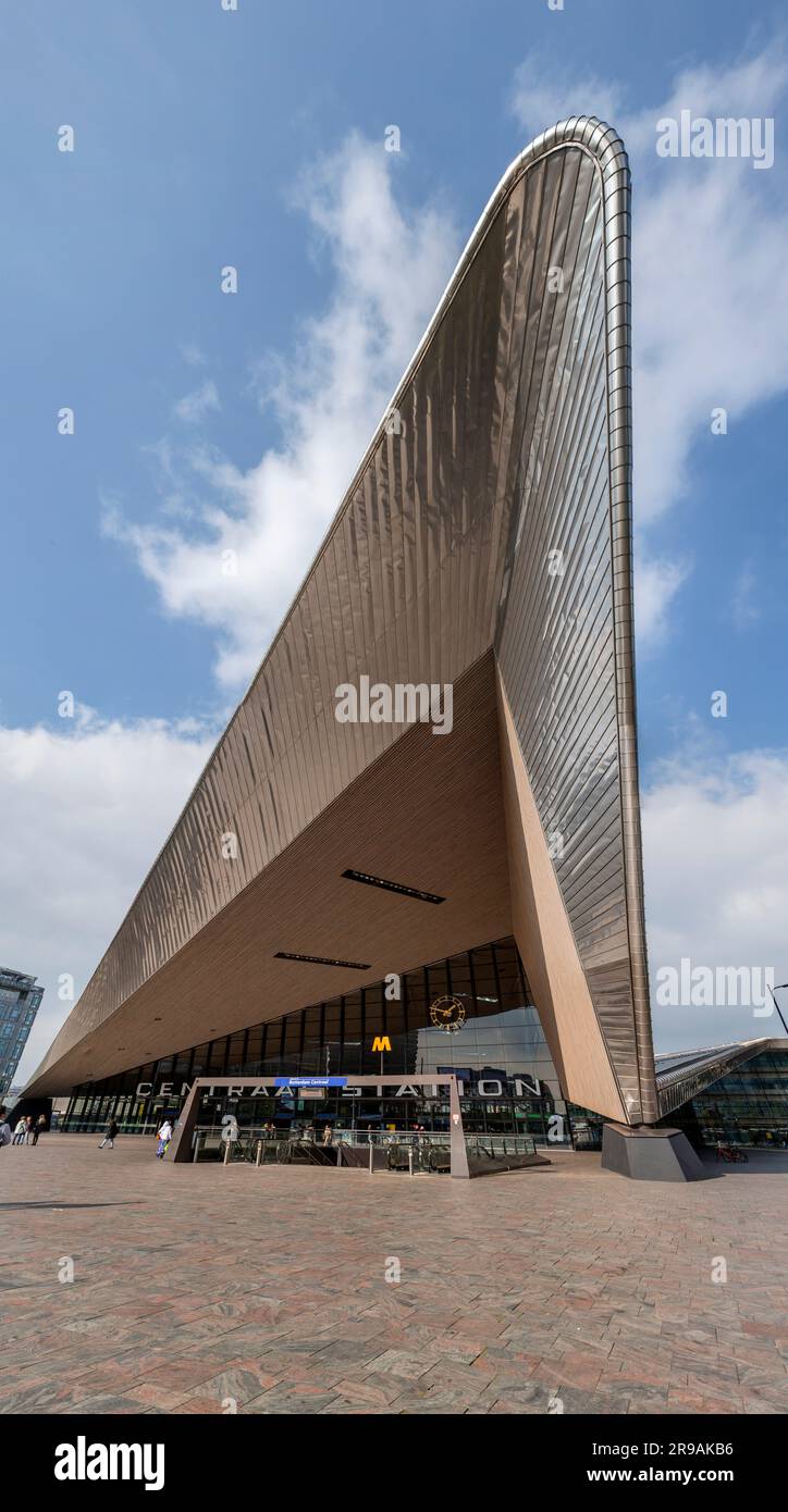 Rotterdam, Netherlands - October 10, 2021: Exterior view of the ...