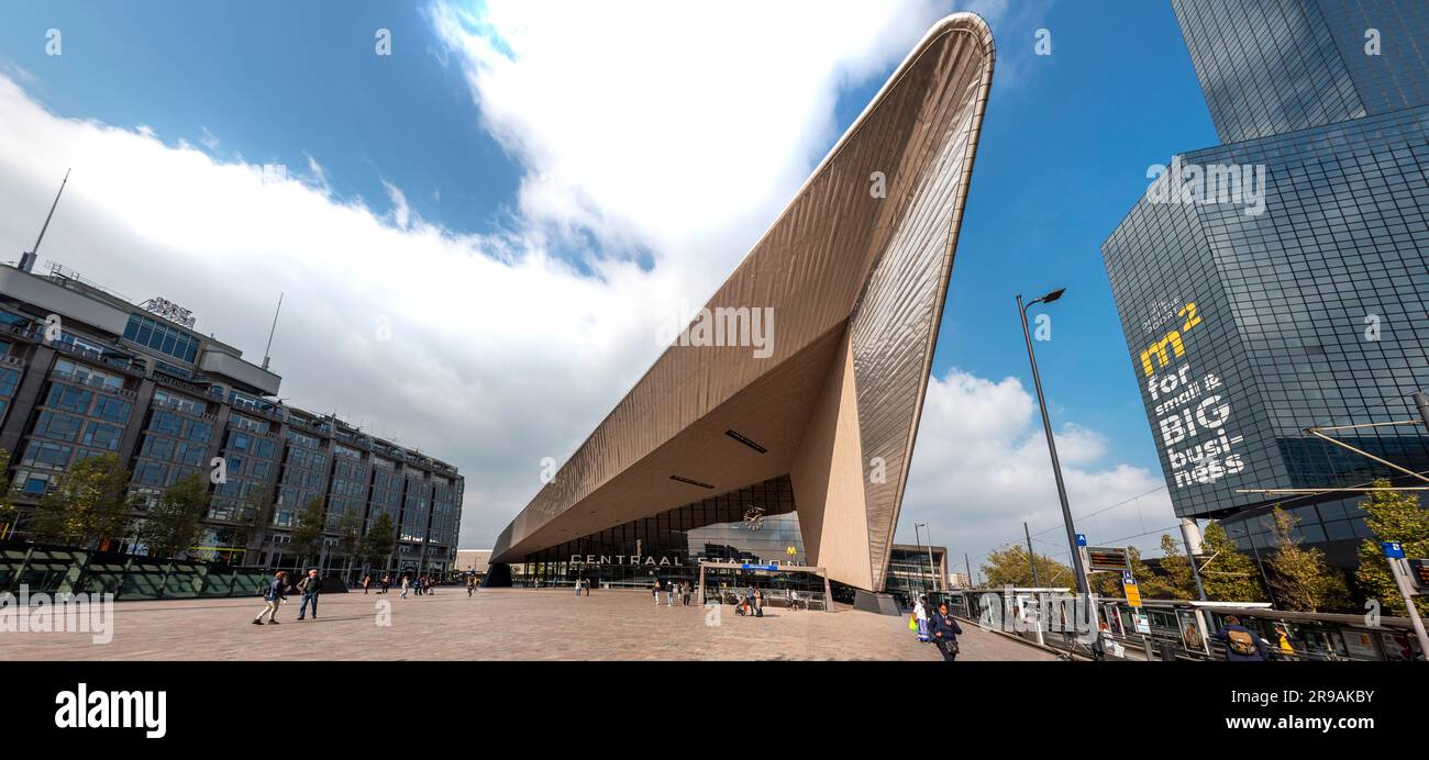 Rotterdam, Netherlands - October 10, 2021: Exterior view of the ...
