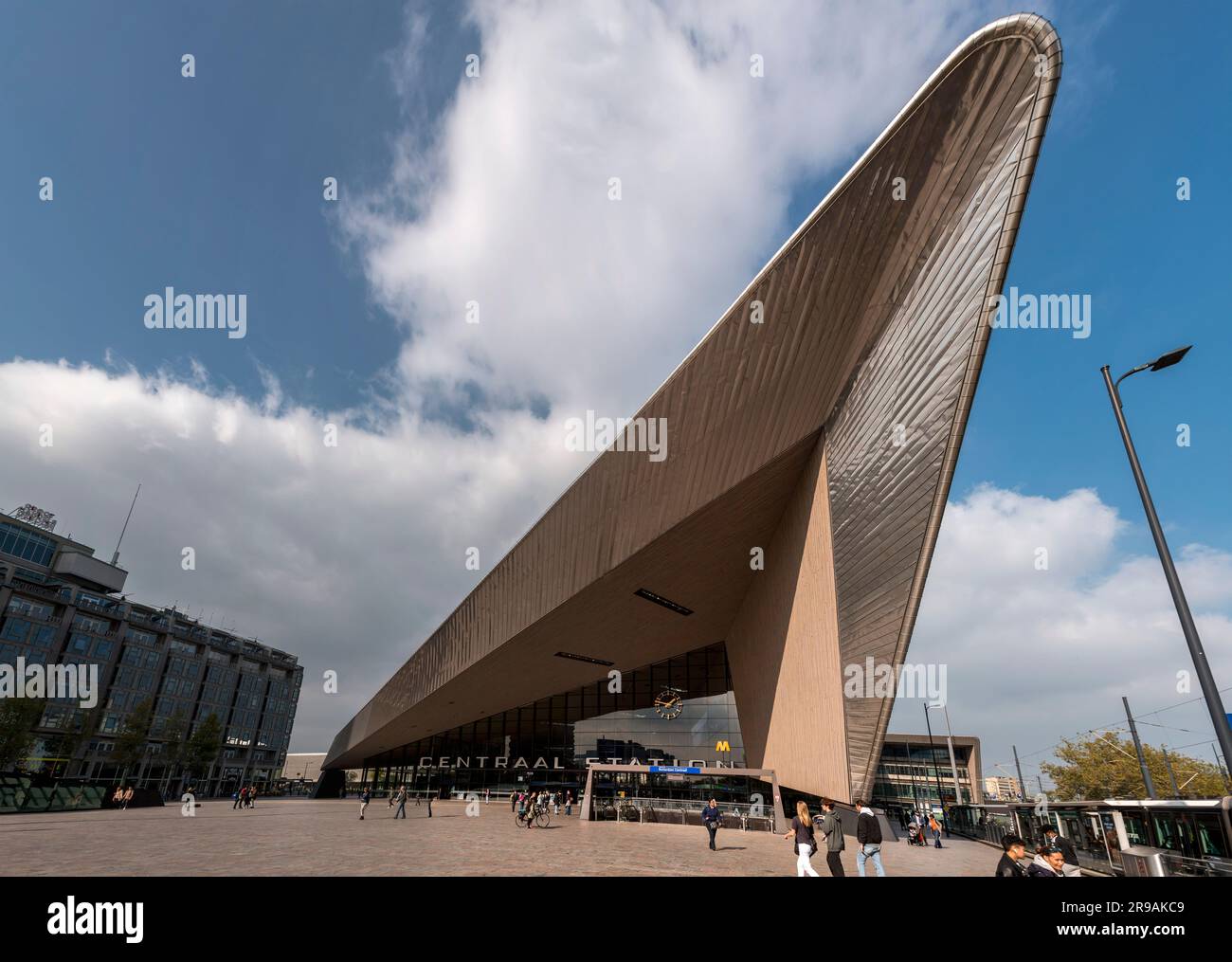 Rotterdam, Netherlands - October 10, 2021: Exterior view of the ...