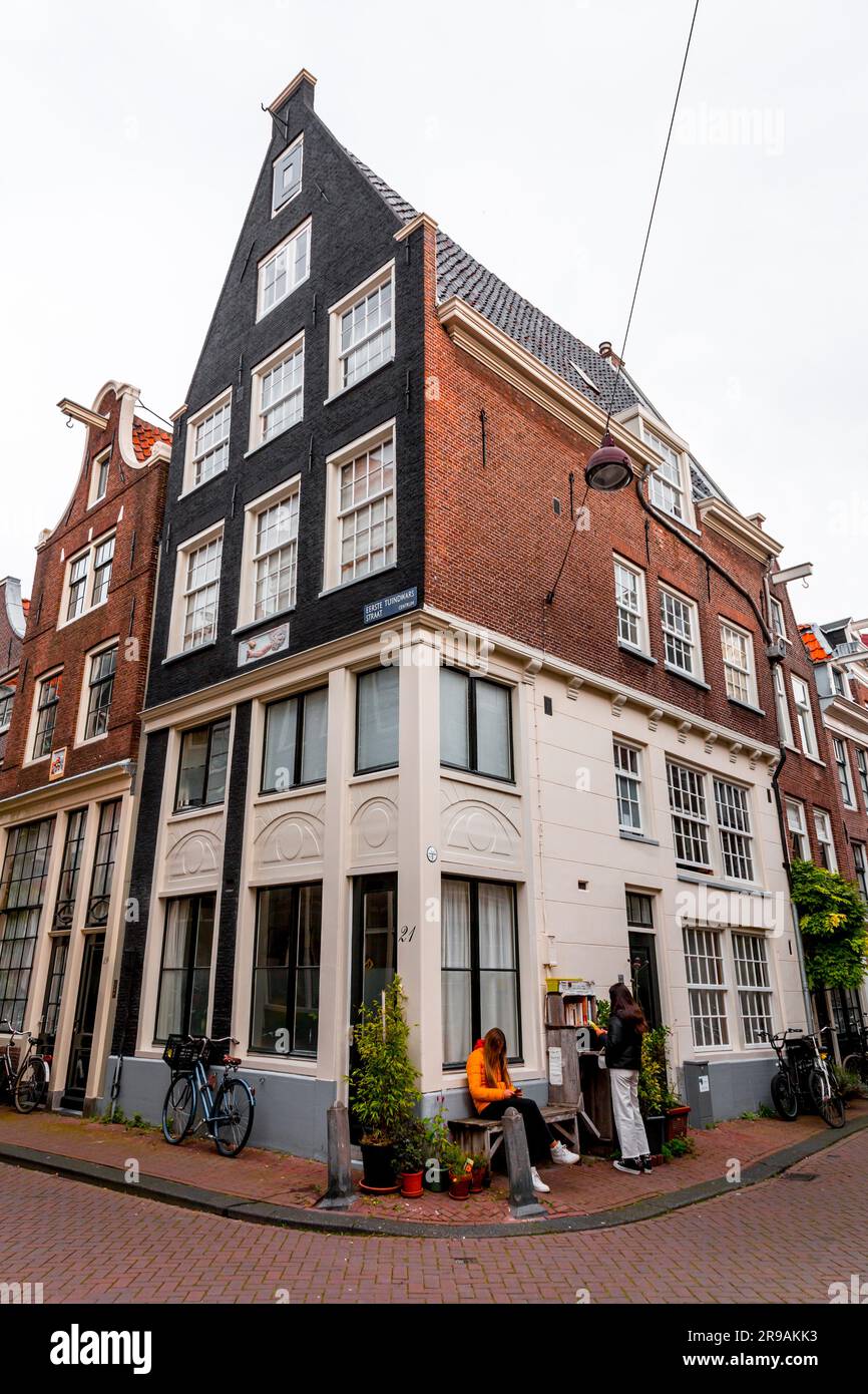 Amsterdam, the Netherlands - October 17, 2021: Street view and generic ...