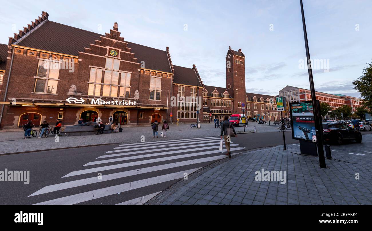 Maastricht, Netherlands - October 16, 2021: Facade of Maastricht ...