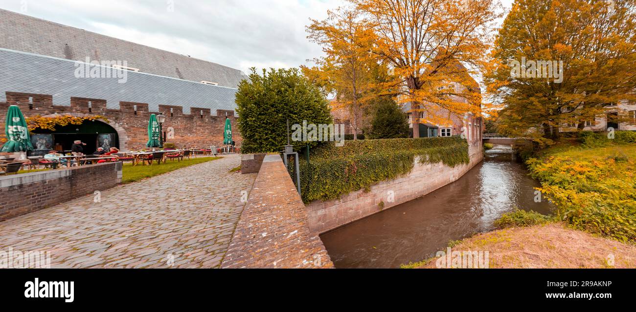 Maastricht, Holland - October 16, 2021: Typical Dutch architecture and ...