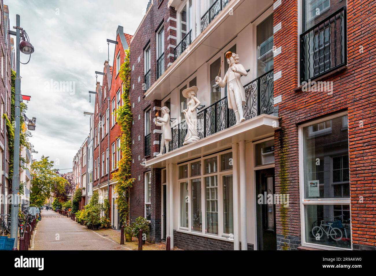 Amsterdam, the Netherlands - October 17, 2021: Street view and generic ...