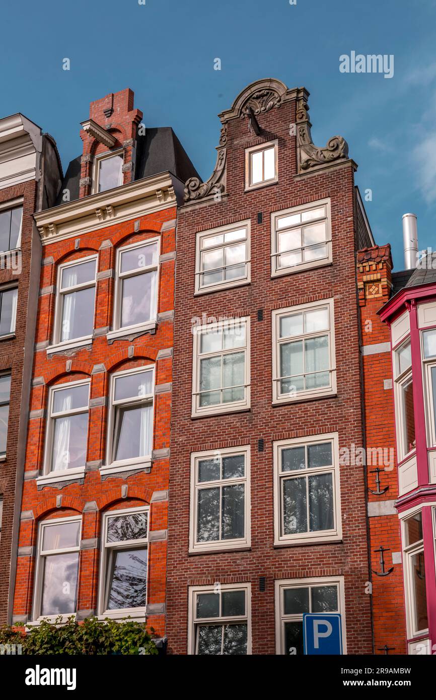 Amsterdam, the Netherlands - October 11, 2021: Street view and generic ...