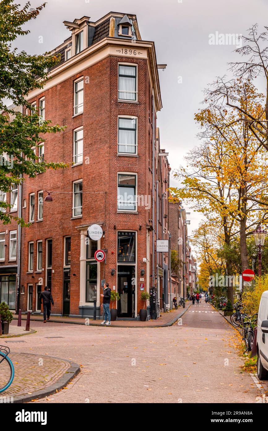 Amsterdam, the Netherlands - October 17, 2021: Street view and generic ...