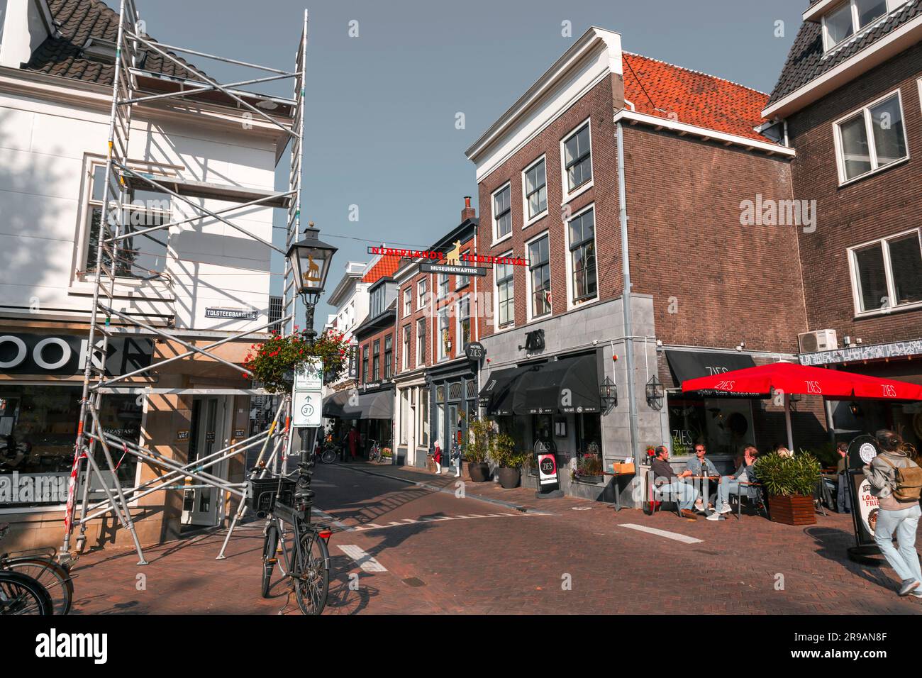 Utrecht, NL - OCT 9, 2021: Street view and traditional Dutch buildings ...