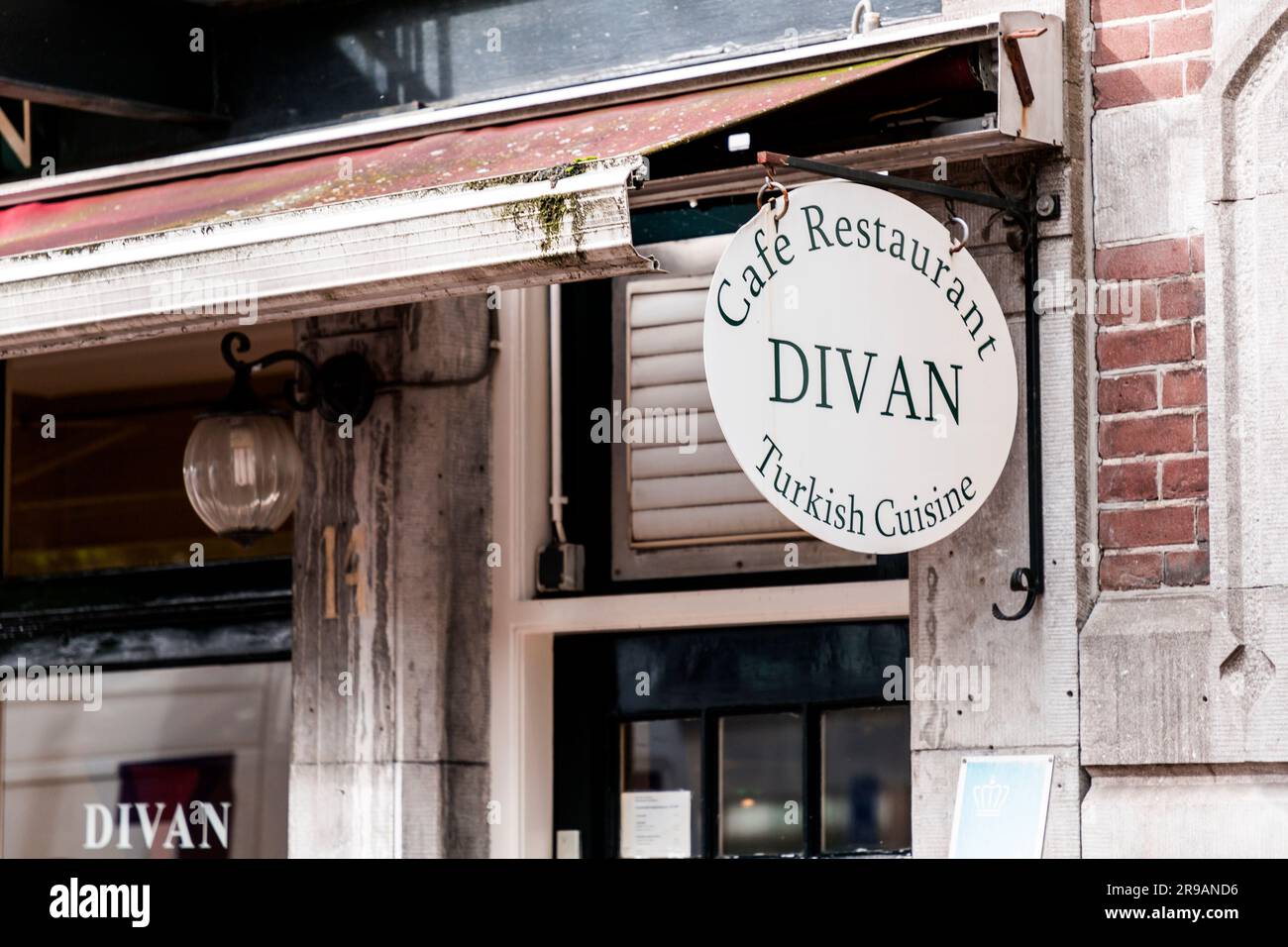 Amsterdam, the Netherlands - October 14, 2021: Divan Turkish Cuisine ...