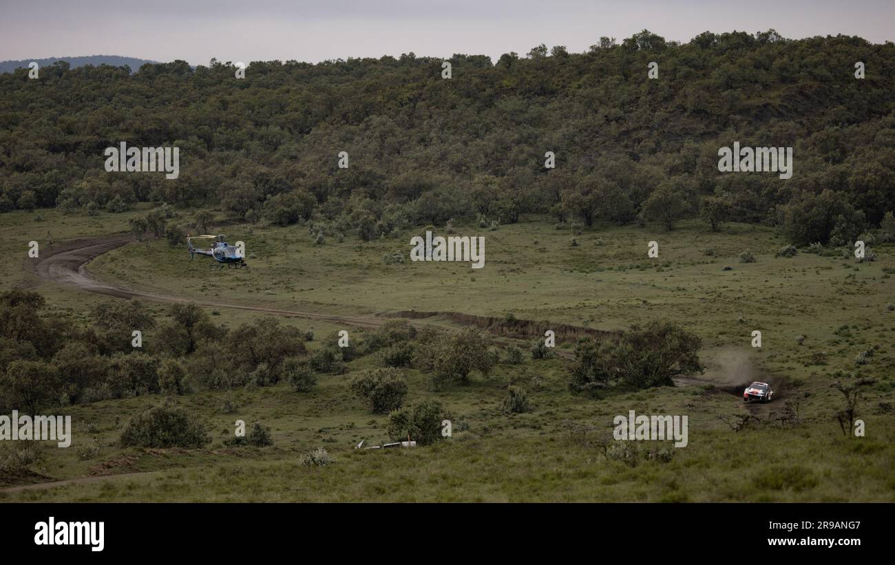 Naivasha, Kenya. 25th June, 2023. akamoto Katsuta (Jpn) Aaron Johnston ...