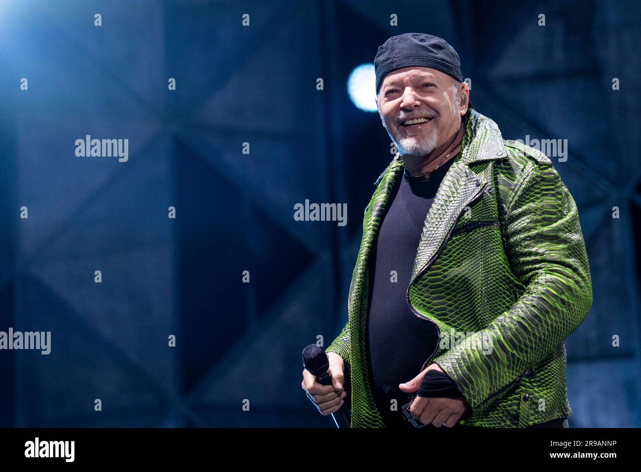 The Italian singer-songwriter Vasco Rossi performs live on stage at ...