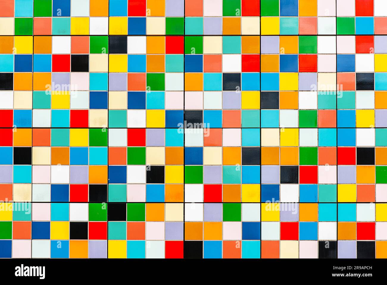 Background of colourful mosaic tiles Stock Photo - Alamy