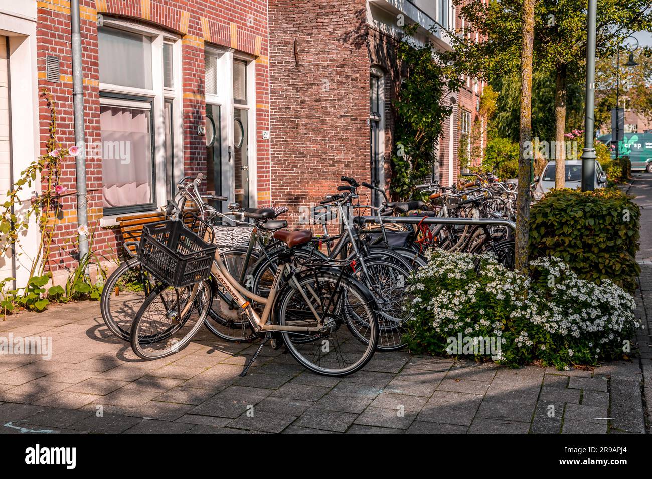 Utrecht, NL - OCT 9, 2021: Street view and traditional Dutch buildings ...