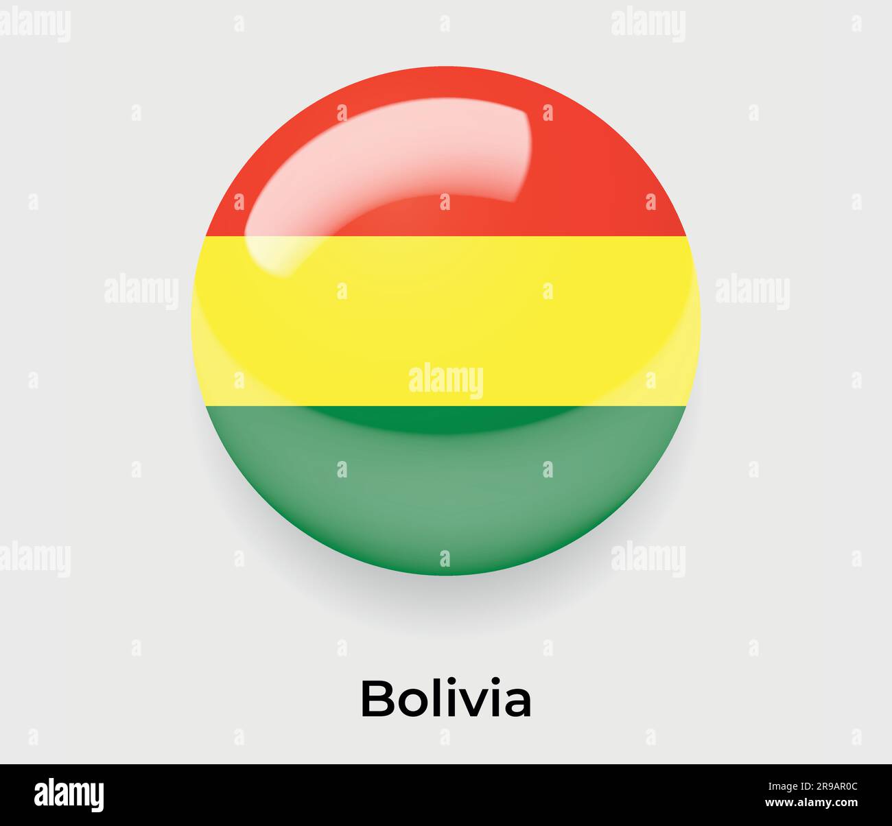 Bolivia flag circle hi-res stock photography and images - Alamy