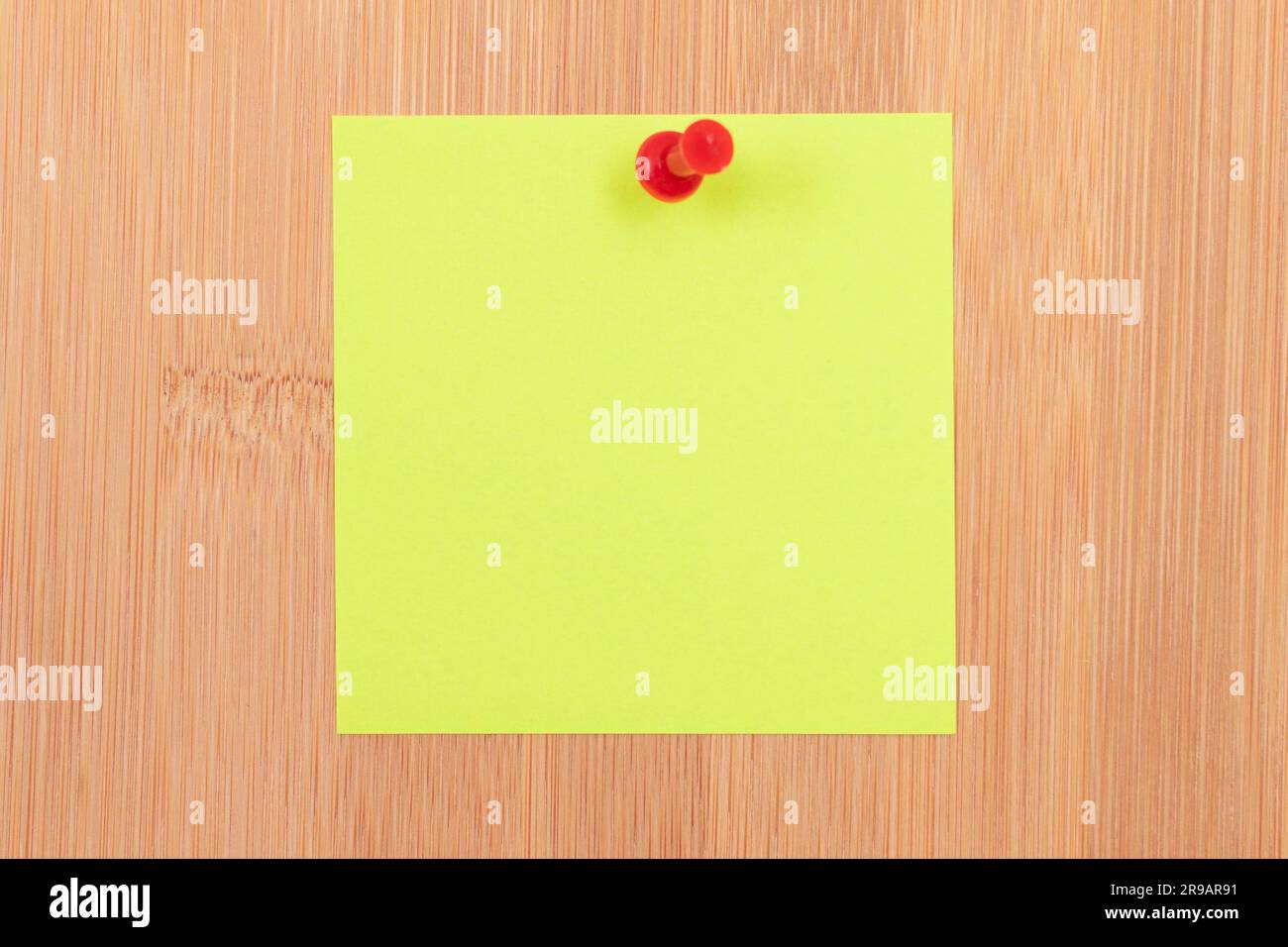 Yellow Sticky Note Pinned to the Wooden Message Board. To Do List ...