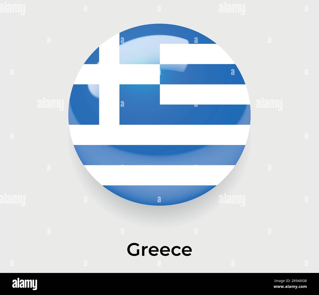 Greece pin on map Stock Vector Images - Alamy
