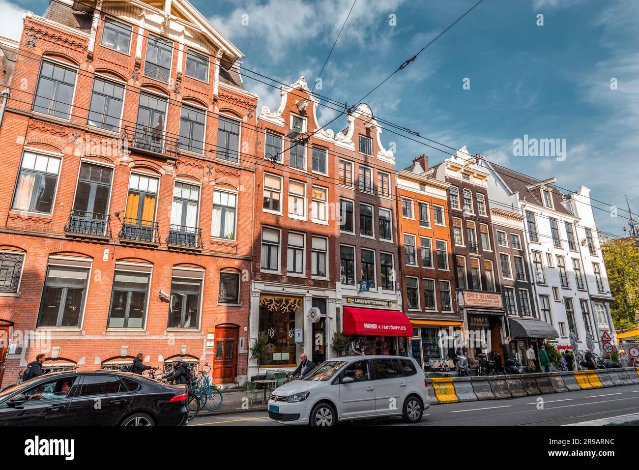 Amsterdam, the Netherlands - October 14, 2021: Street view and generic ...