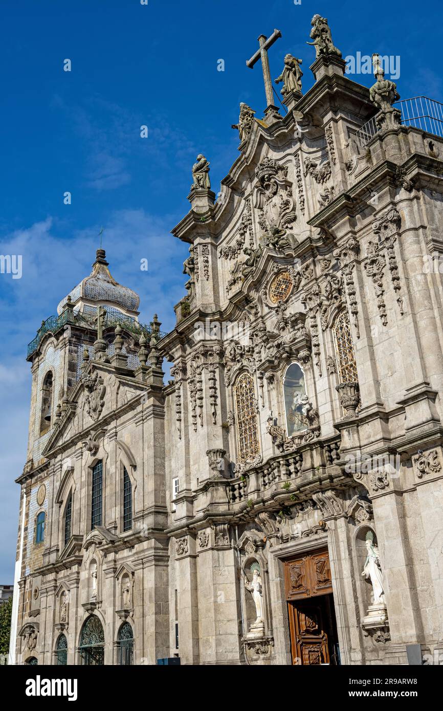 The Igreja do Carmo and the Igreja dos Carmelitas in Porto, two ...