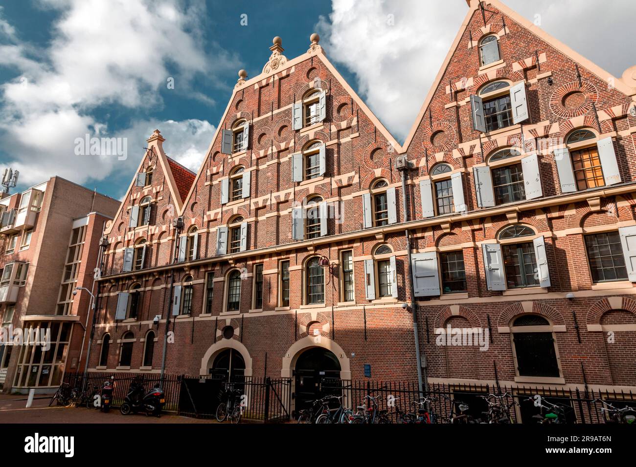 Amsterdam, the Netherlands - October 11, 2021: Street view and generic ...