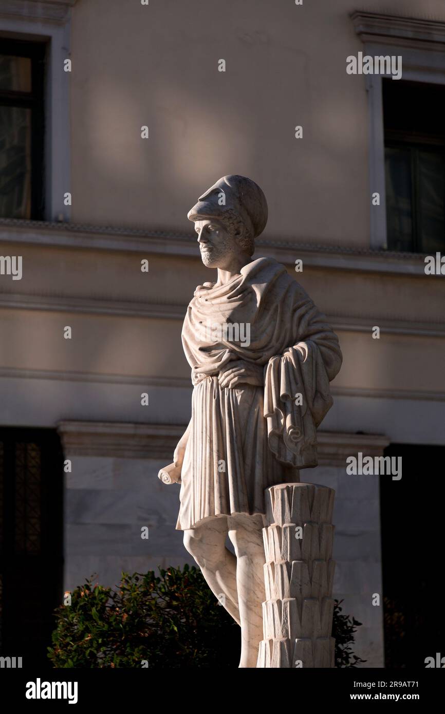 Marble statue of Pericles in Athens. Pericles was a Greek politician ...