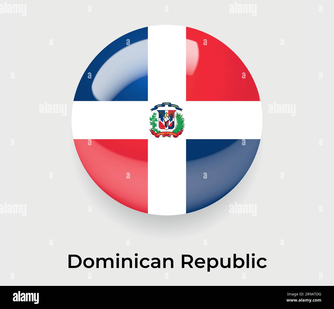 Dominican republic national flag Stock Vector Images - Alamy