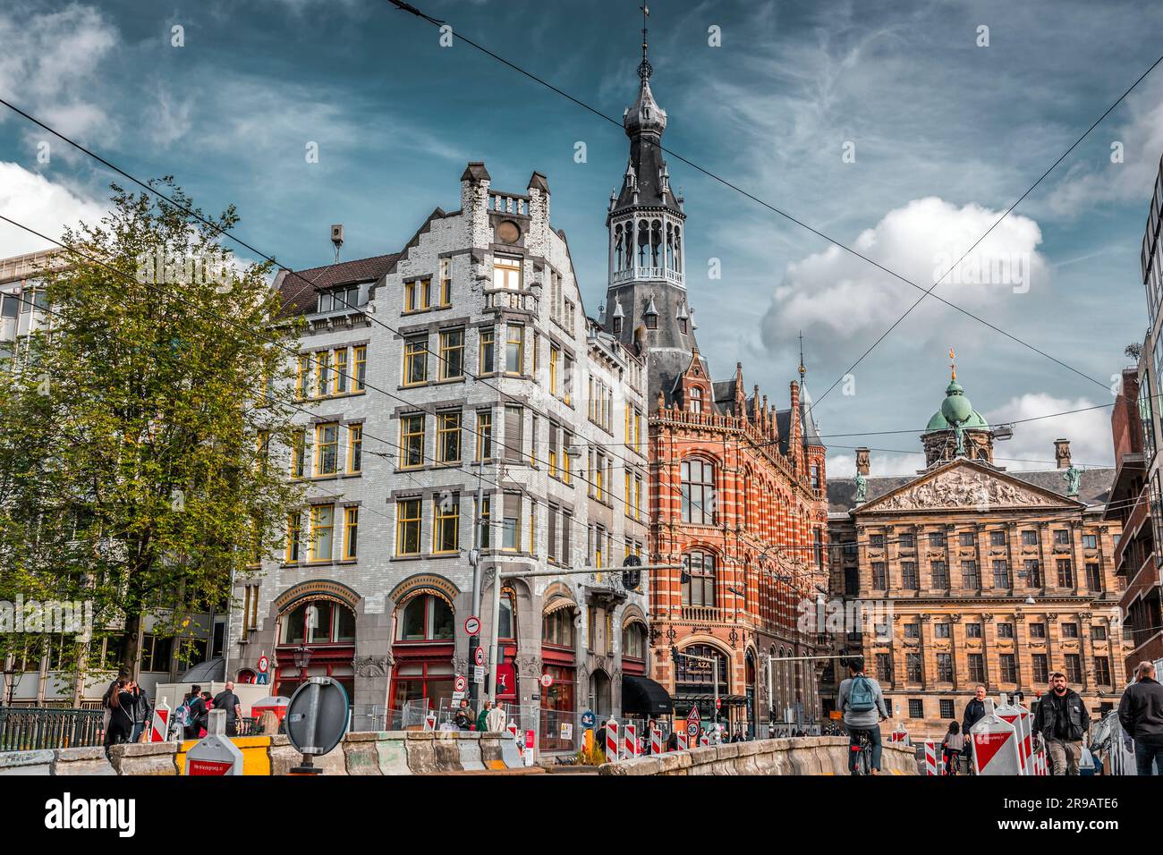 Amsterdam, the Netherlands - October 14, 2021: Street view and generic ...