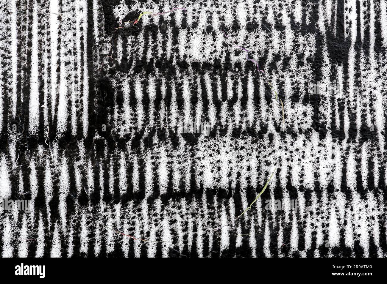 Abstract wall texture with spray paint fragment, close up texture ...