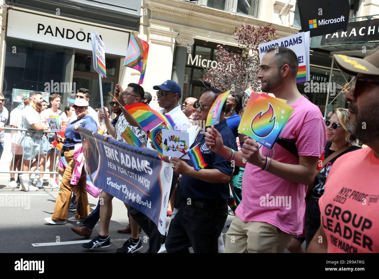 NEW YORK, NY- June 25: NYC Mayor Eric Adams at the New York City Pride ...