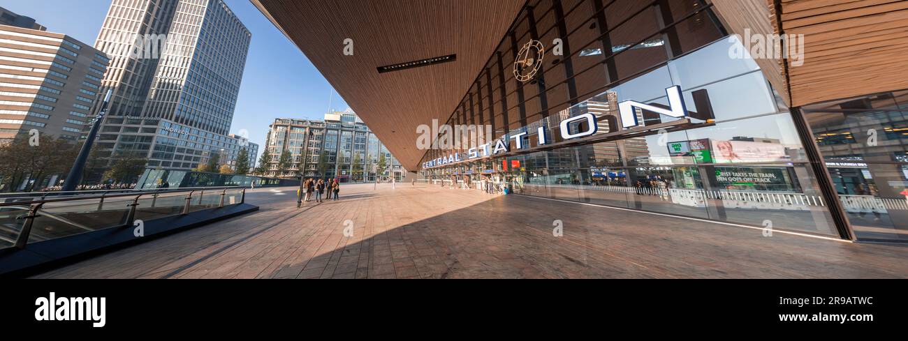 Rotterdam, Netherlands - October 9, 2021: Exterior view of the ...