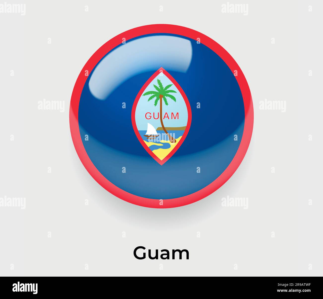 Guam flag Stock Vector Images - Alamy