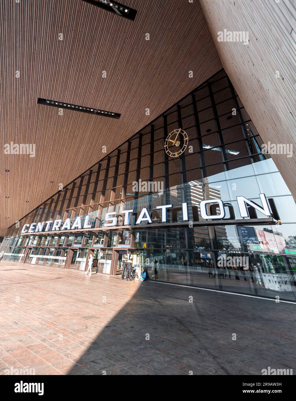 Rotterdam, Netherlands - October 9, 2021: Exterior view of the ...