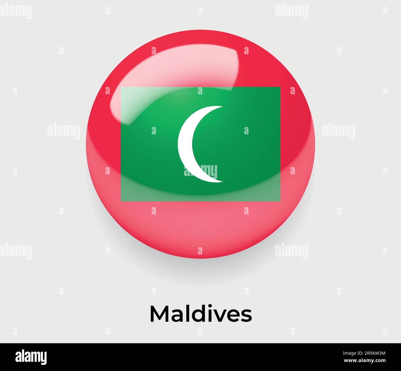Maldives flag map Stock Vector Images - Alamy