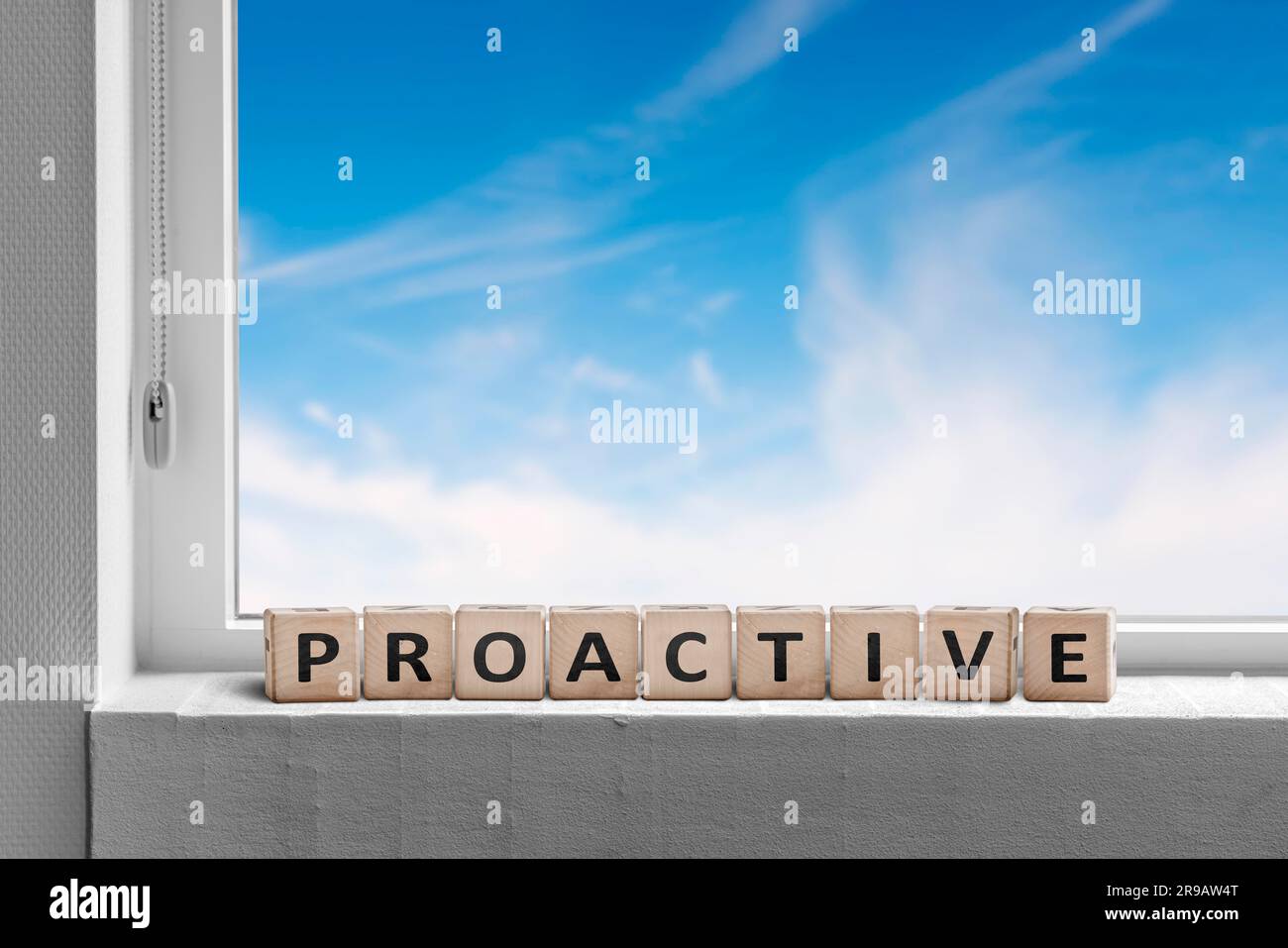 Blue sky outside the window hi-res stock photography and images - Alamy