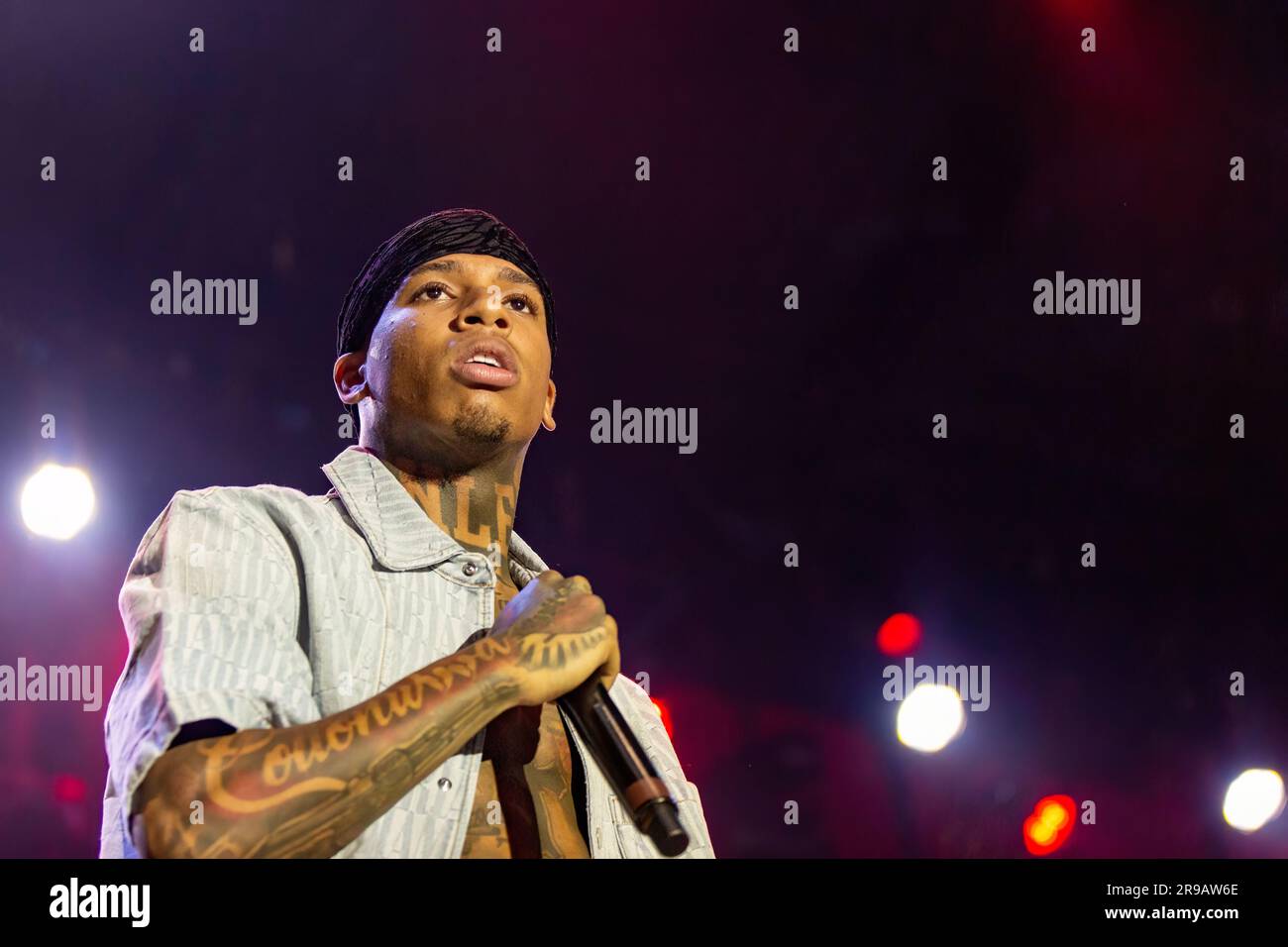 Milwaukee, USA. 24th June, 2023. NLE Choppa (Bryson Lashun Potts ...