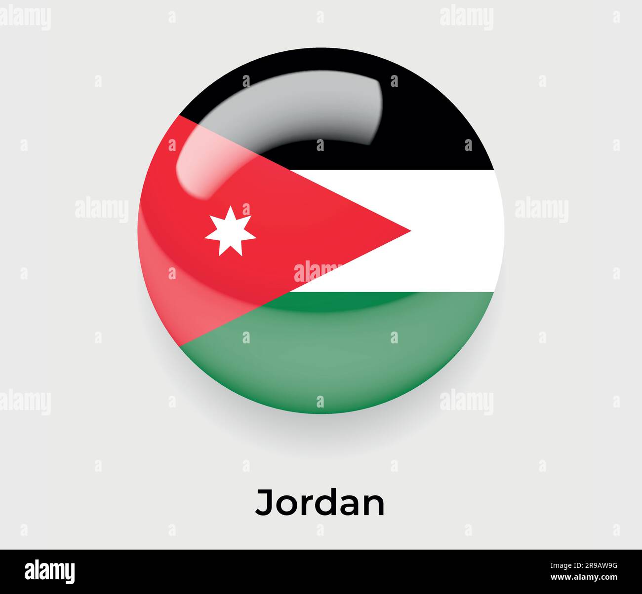 Flag round jordan hi-res stock photography and images - Alamy