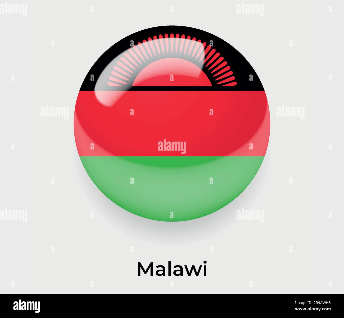 Malawi circle flag Stock Vector Images - Alamy
