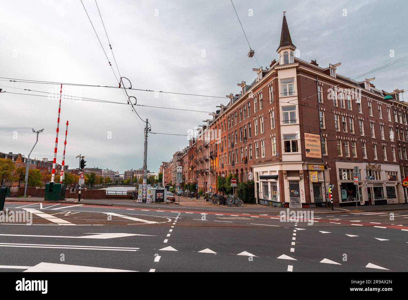 Amsterdam, the Netherlands - October 17, 2021: Street view and generic ...