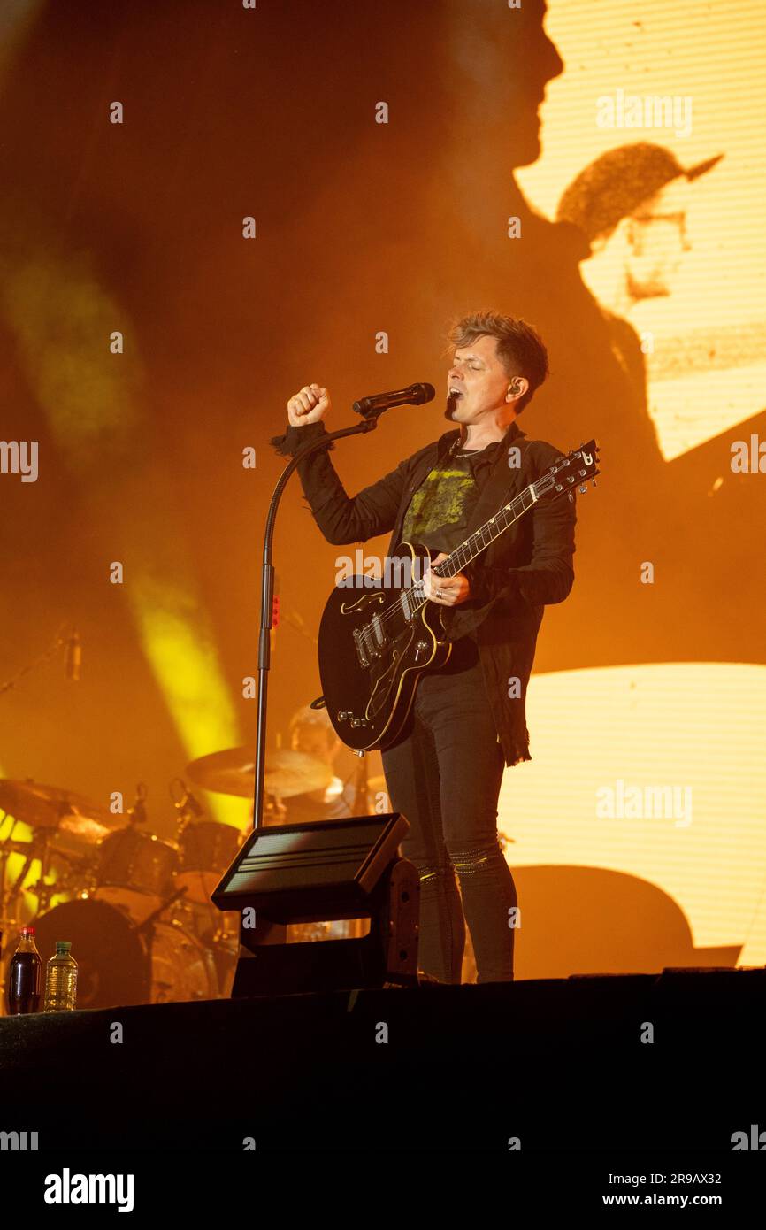 Vienna, Austria. 25 June 2023. Irish/US singer Michael Patrick „Paddy ...