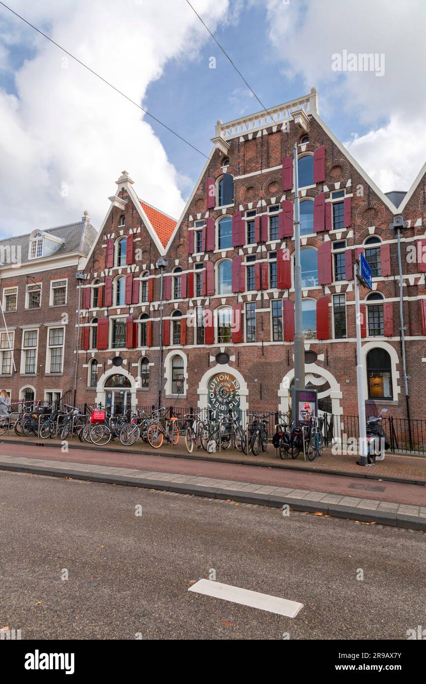 Amsterdam, the Netherlands - October 11, 2021: Street view and generic ...