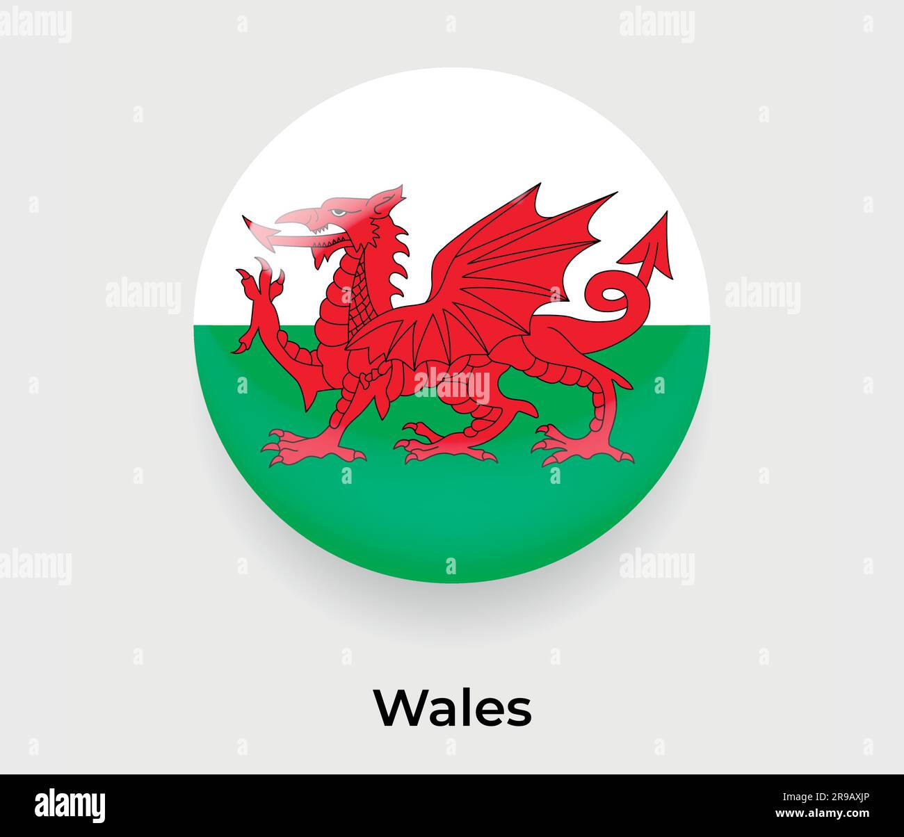 Flags of wales Stock Vector Images - Alamy
